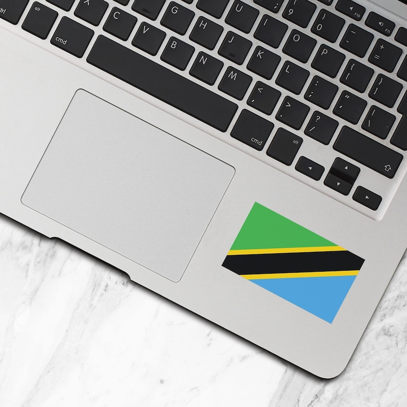 Tanzania Flag Sticker, Vinyl Travel Stickers, Tanzanian Flag, World ...