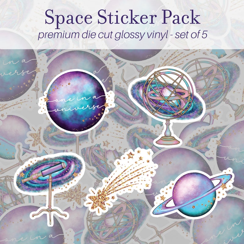 Outer Space Sticker - Etsy