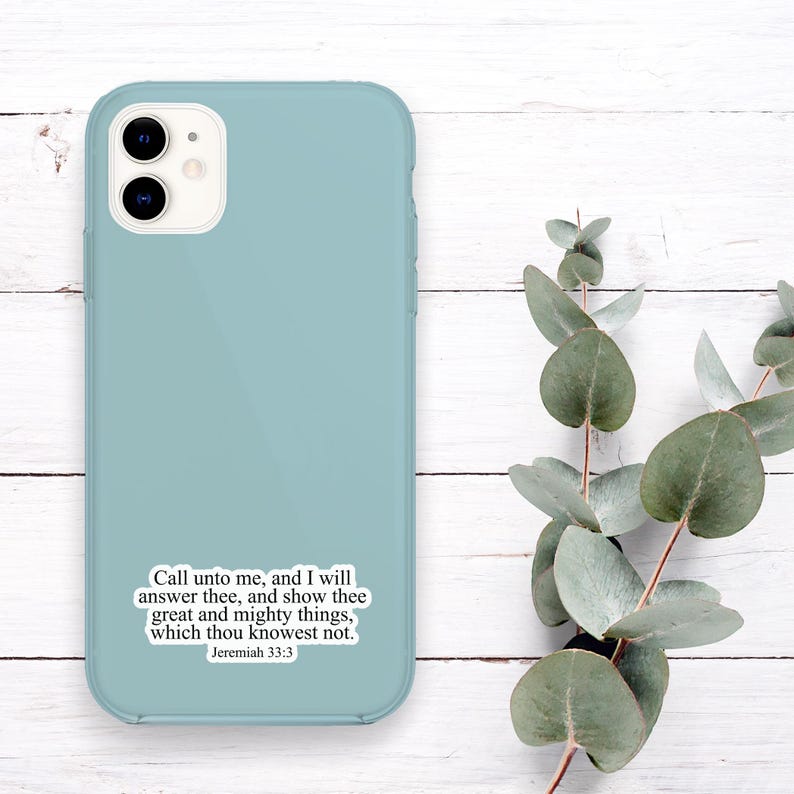 Jeremiah 33:3 Sticker, Vinyl Christian Stickers, Call Unto Me, Bible ...