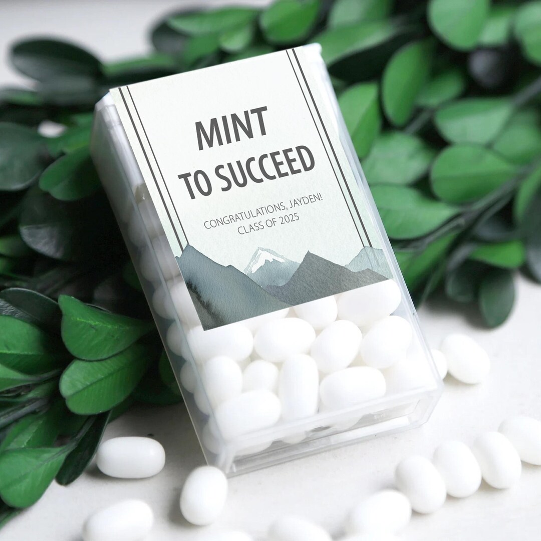 Graduation Party Favors Labels for Mints, Commencement Mint Favors ...