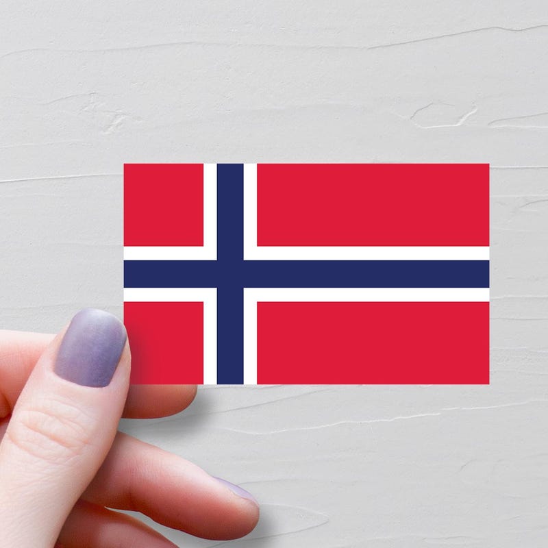 Norway Flag Vinyl Decal - Etsy
