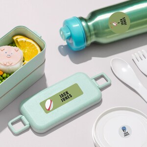 Custom Rugby Name Stickers for Kids Teens Adults Waterproof Labels for ...