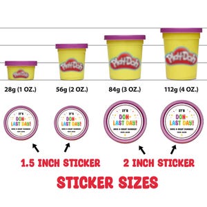 Play Dough Last Day of School Gift Labels, Happy End of Year Gift ...