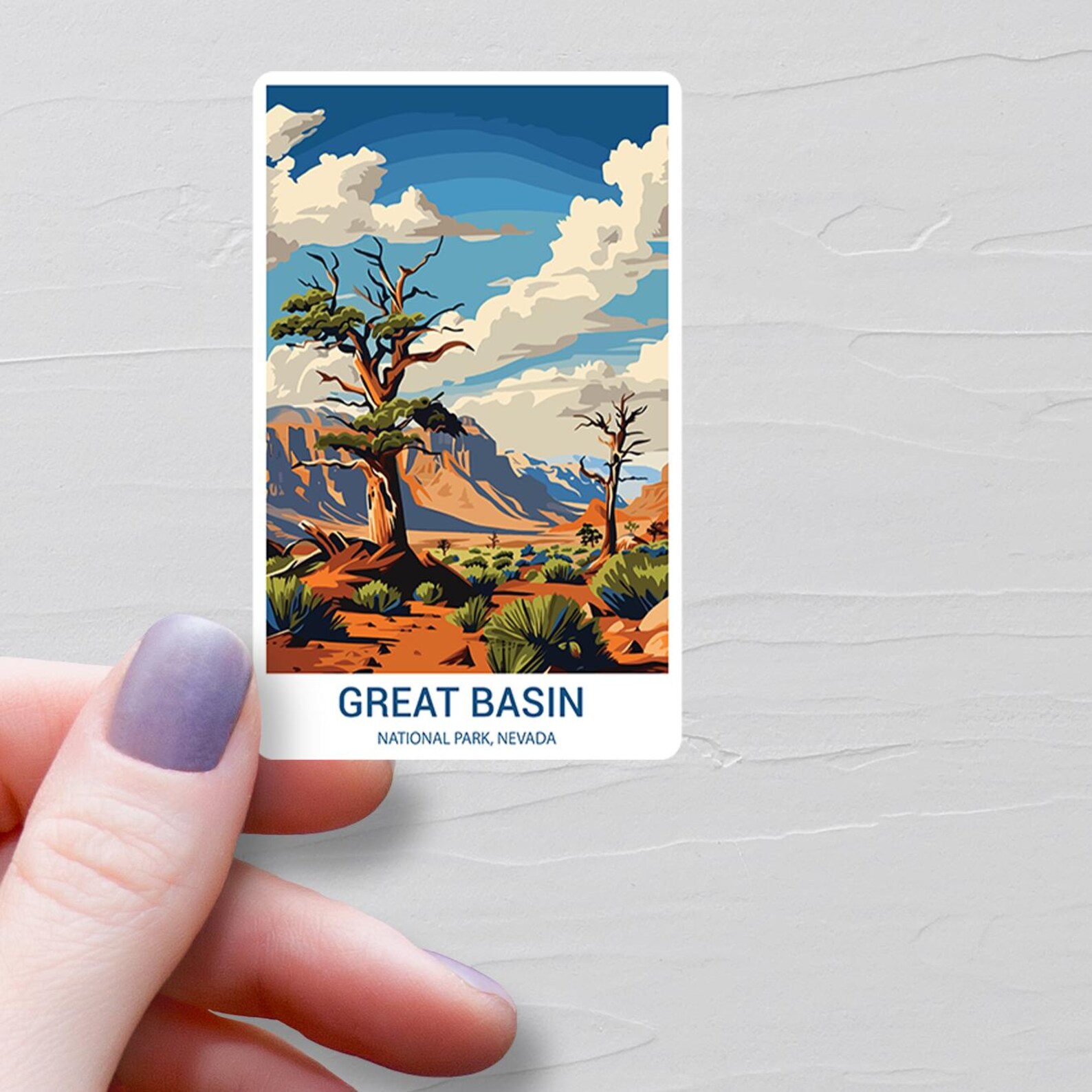 Great Basin National Park Stickers, Vinyl Travel Stickers, USA National ...