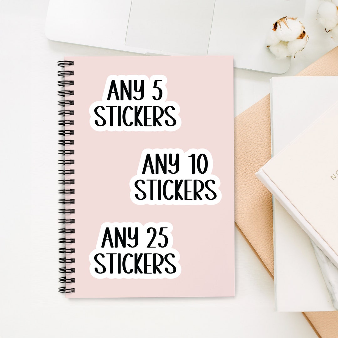 Sticker Bundles, Any Stickers From Our Shop, Vinyl Stickers, Water ...