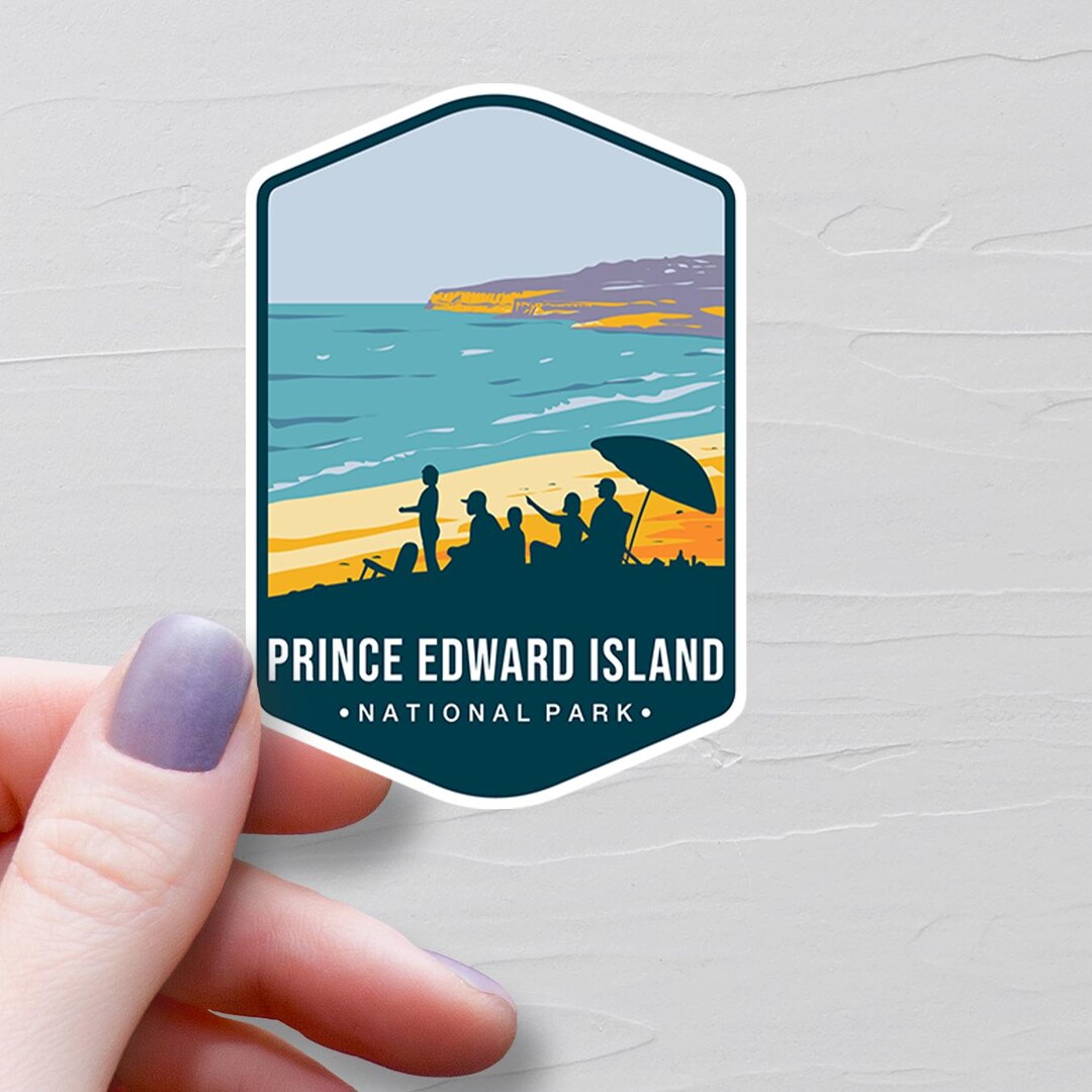 Prince Edward Island National Park Sticker, Vinyl Travel Stickers ...