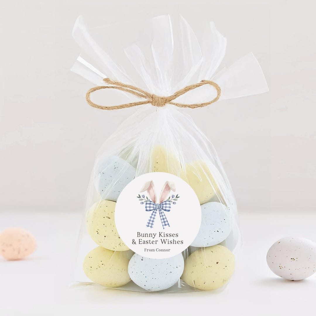 Easter Stickers, Easter Party Favors, Easter Gift Labels, Easter Treat ...