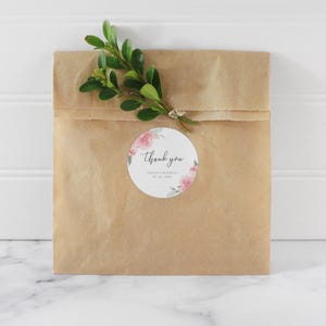 Round Birthday Stickers, Birthday Party Favor Labels, Happy Birthday ...