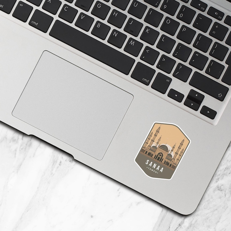 Sanaa Sticker, Vinyl Travel Stickers, Yemen Stickers, Asia & Middle ...