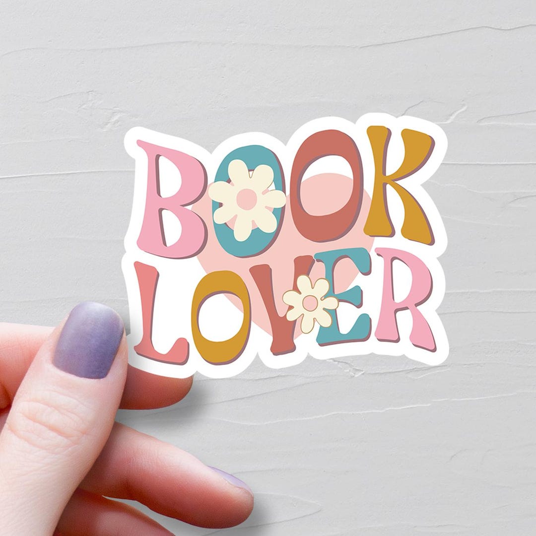 Book Lover Sticker, Vinyl Stickers, Book Stickers, Bookish Stickers ...