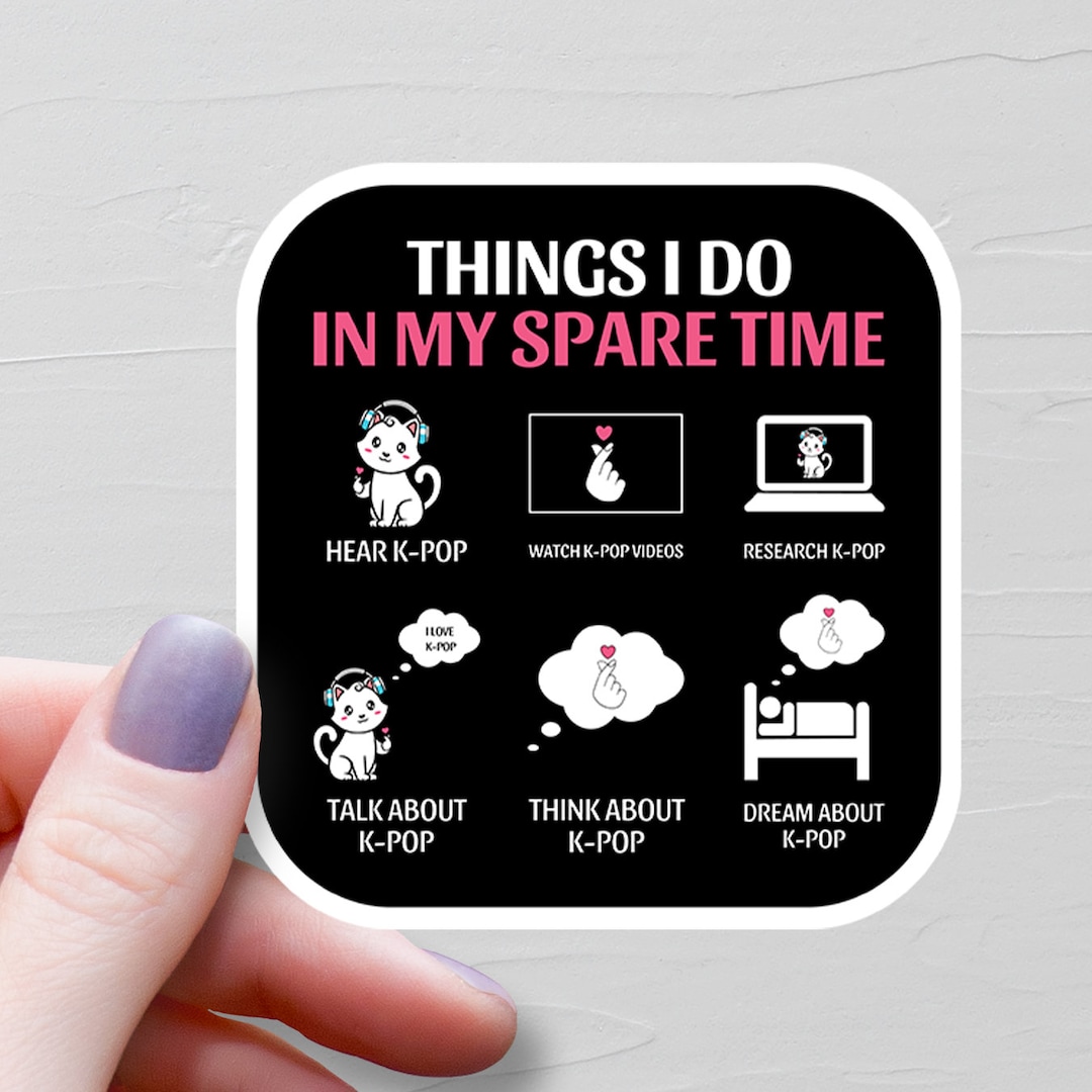 Kpop Sticker, Vinyl Stickers, Laptop Water Bottle Stickers, Kpop Merch ...