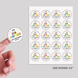 Play Dough Last Day of School Gift Labels, Happy End of Year Gift ...