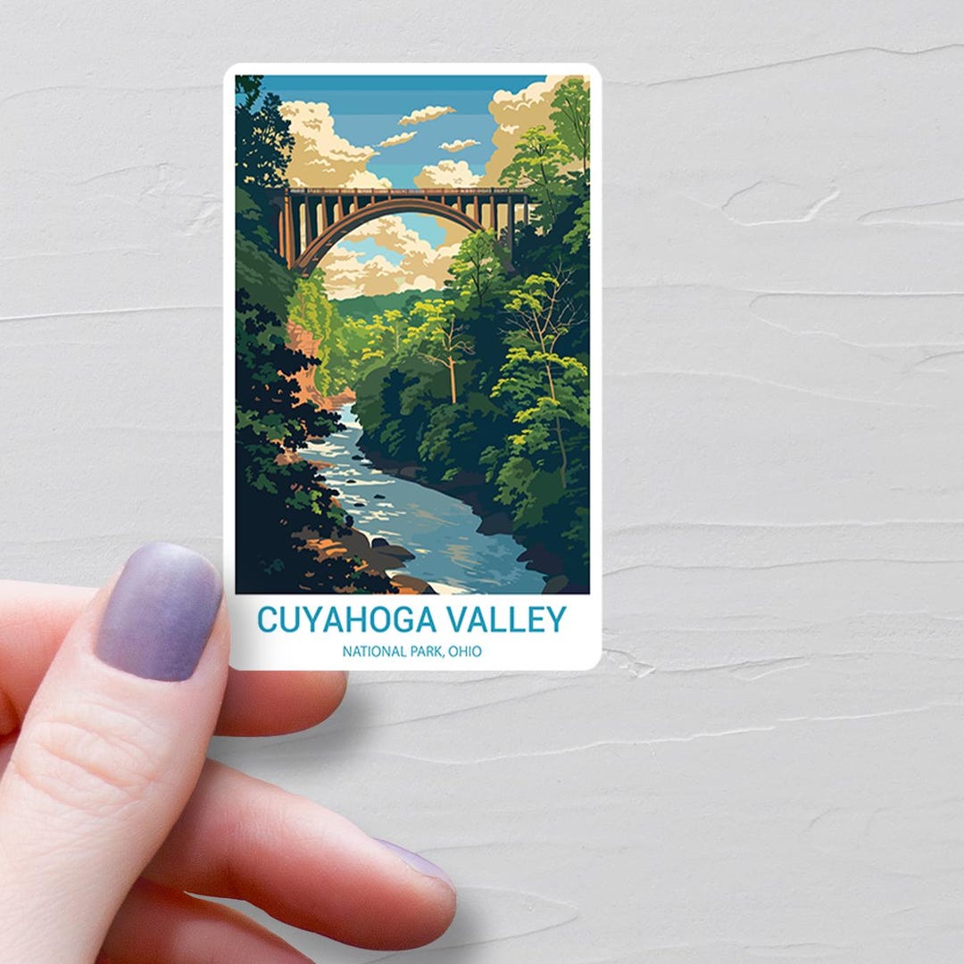 Cuyahoga Valley National Park Stickers, Vinyl Travel Stickers, USA ...