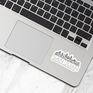 San Juan Sticker, Puerto Rico Sticker, Vinyl Travel Stickers, Puerto ...