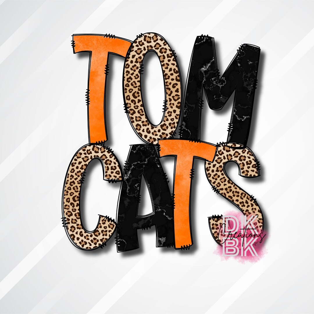 Tom Cats Orange Black Cheetah White Pgn/tom Cats Sublimation/ Tom Cats ...