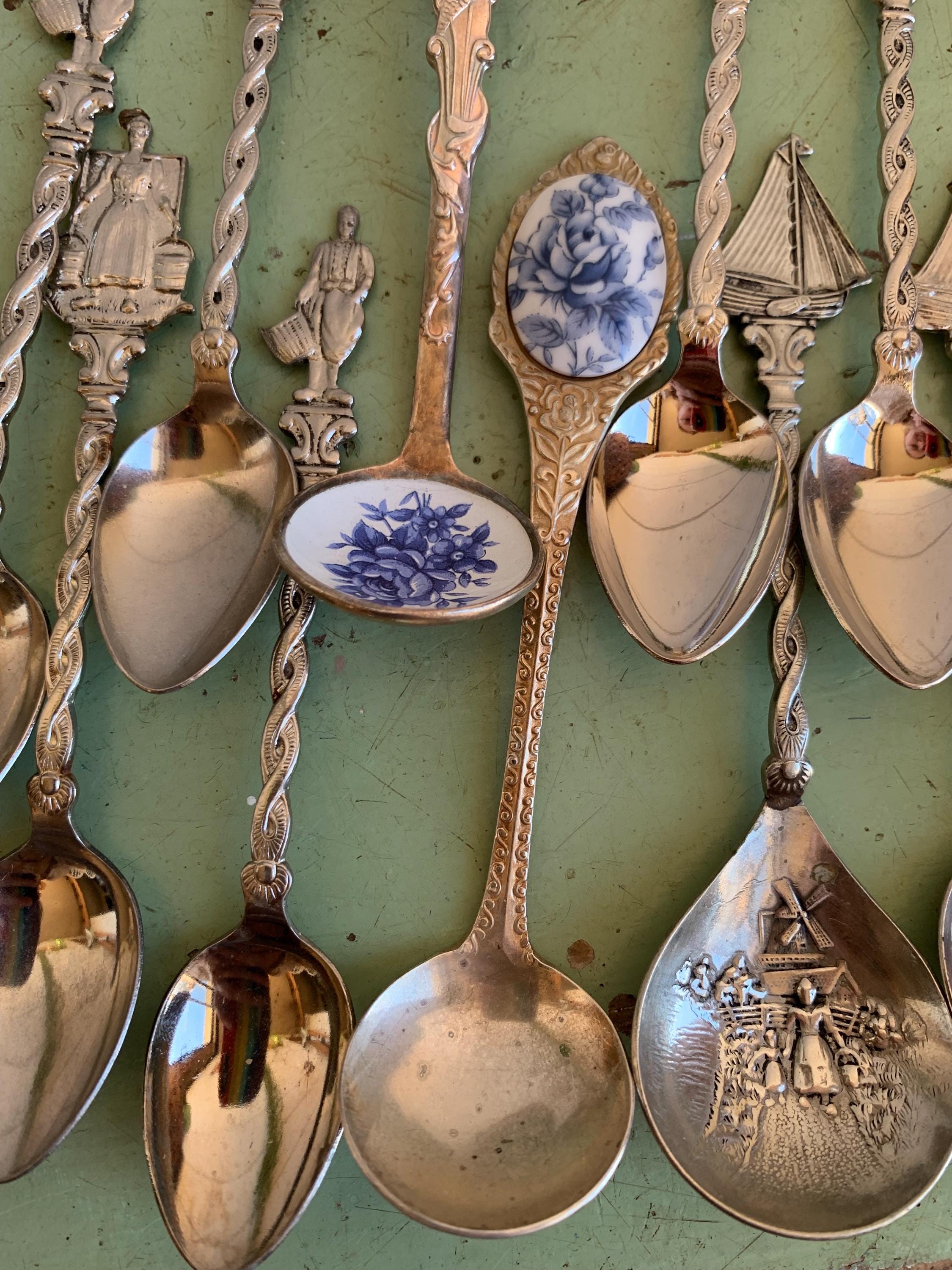 Collection of Vintage Teaspoons Dutch Themed Souvenirs - Etsy Australia