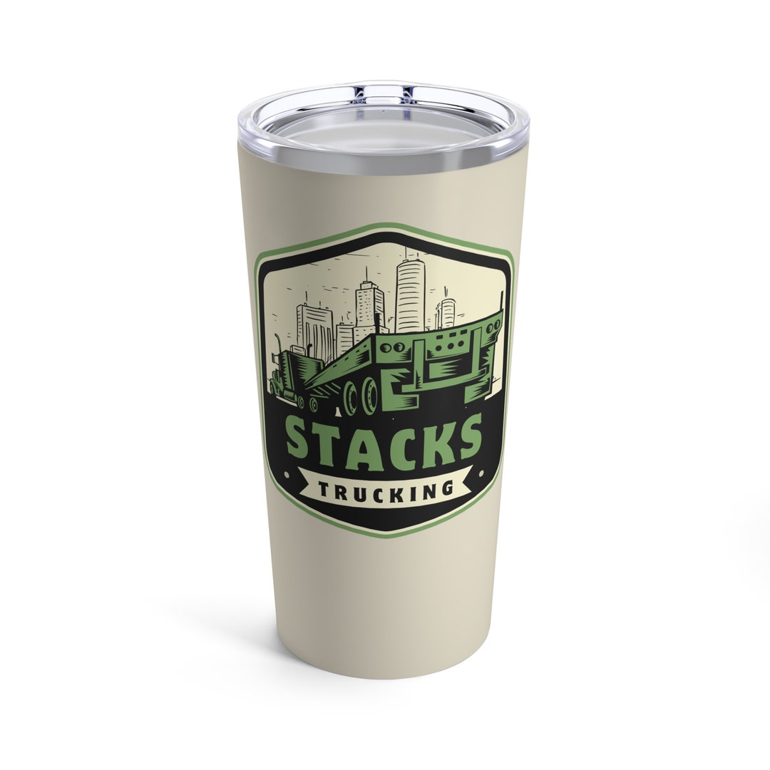 Big Truck Stacks Big Rig Custom Tan Tumbler 20oz - Etsy