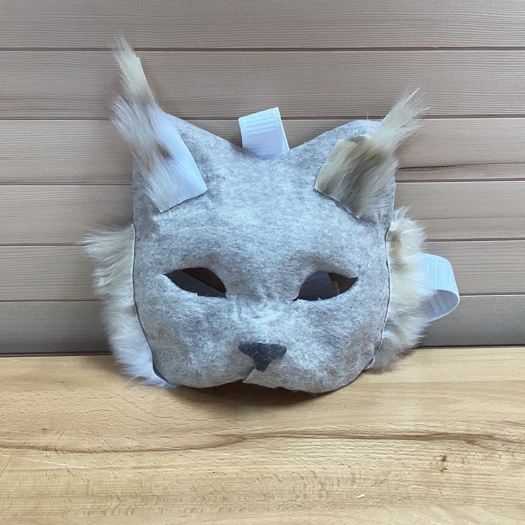 Tan Lynx Mask - Etsy