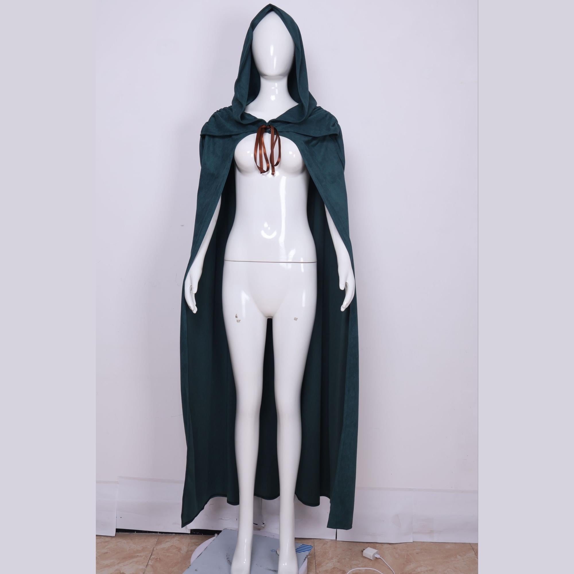 Medieval Hooded Cloak for Women | Woodland Ranger Archer Cape for Her ...