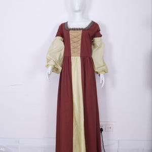 Medieval Maiden Lady's Dress | Renaissance Fair Lace-up Bodice Outfit ...