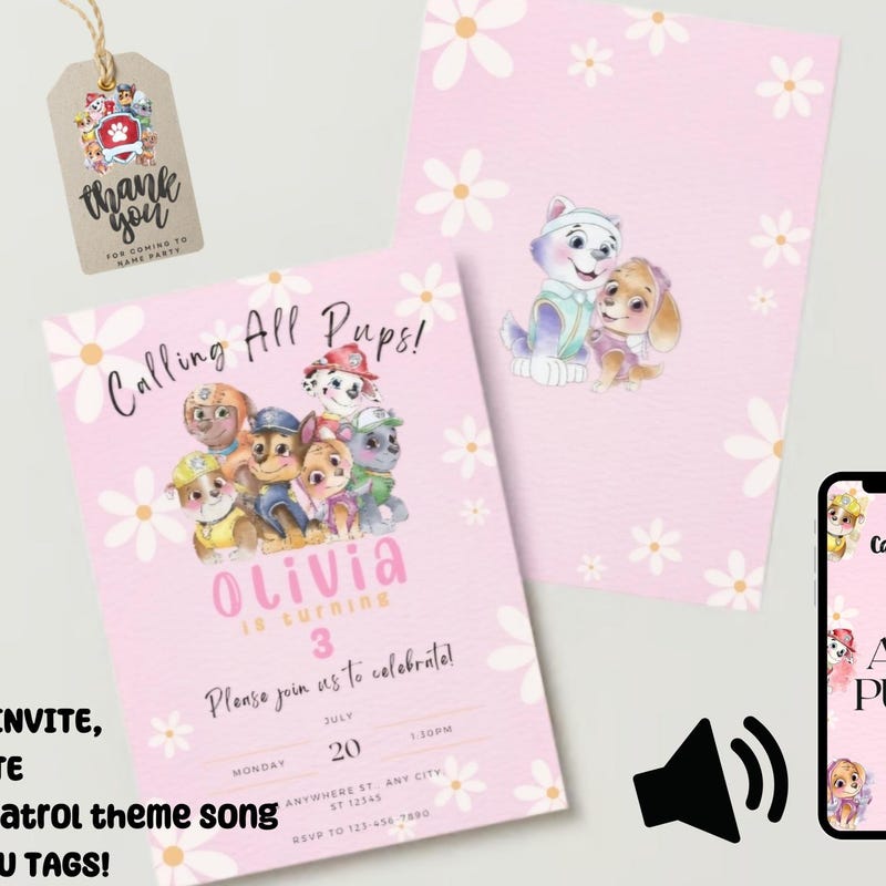 Skye Invitation - Etsy