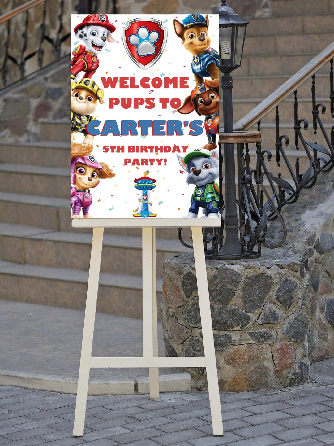 Heroic Pup Welcome Poster, Calling All Pups Puppy, Evite, Customizable ...