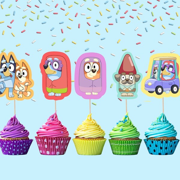 Bluey Muffin and Socks - Etsy