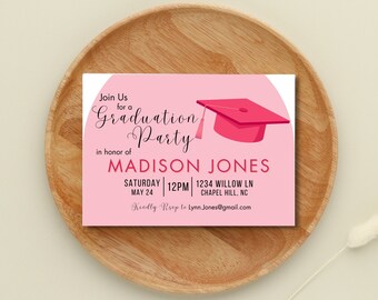 Graduation Party | Graduation Flyer | Editable Template | Canva Design ...