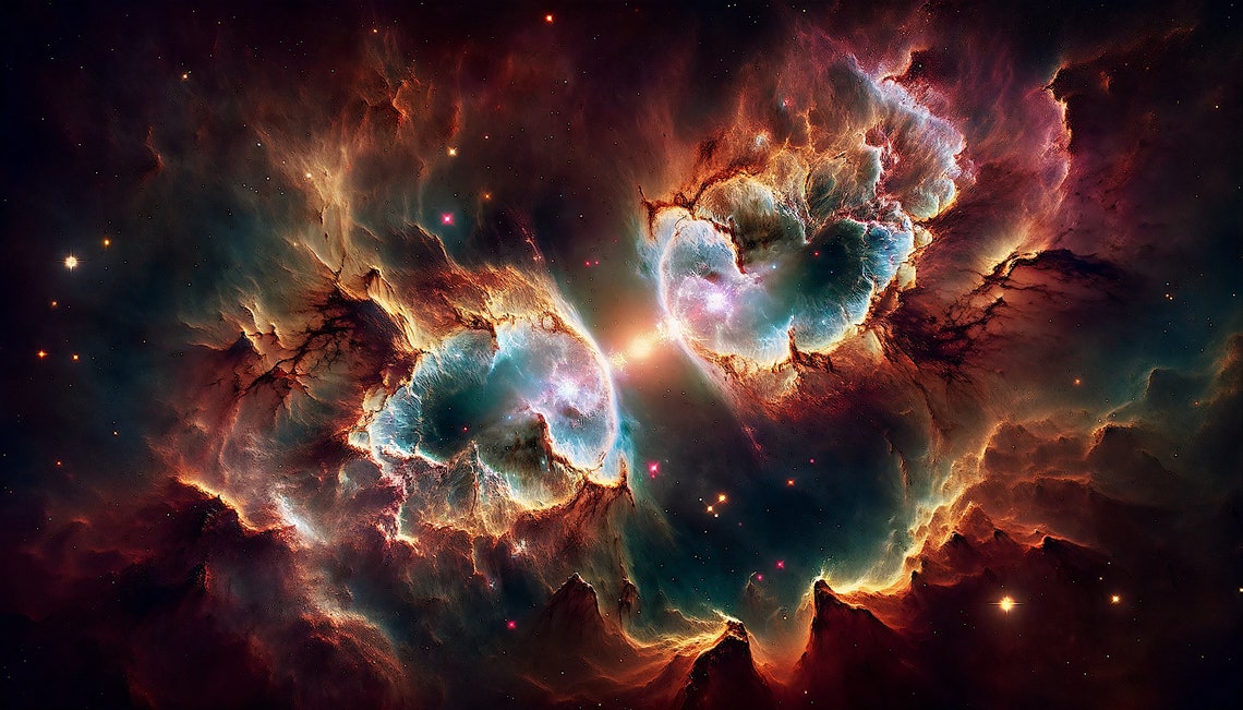 5 Images of Nebulae - Etsy