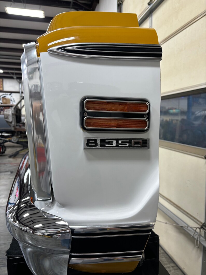Classic Chevrolet or GMC Frontend Wall Art, Real Metal Hood, Fenders ...