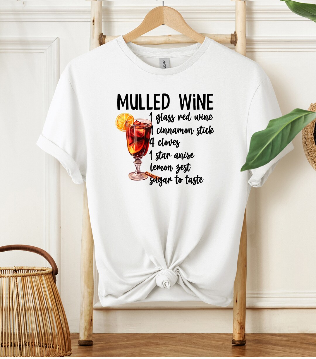 Mulled Wine Recipe Shirts, Mulled Wine Cocktail T-shirts, Mulled Wine ...