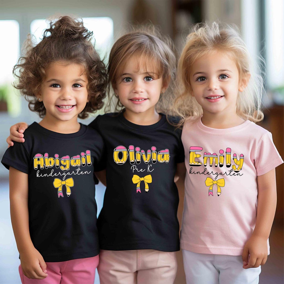 Personalized Back to School Shirt: Custom Name & Grade Tee - Etsy