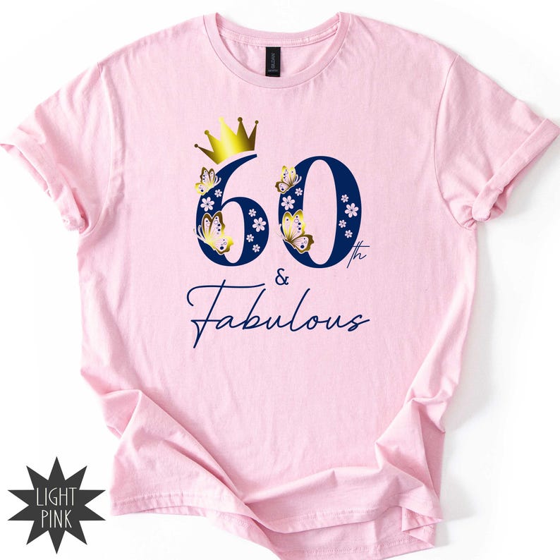 60th Birthday Crew, Birthday Matching Shirt, Ring-spun Cotton Party Tee ...