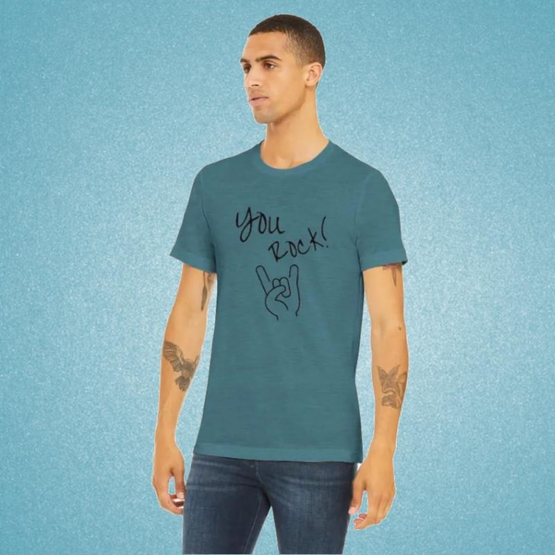 You Rock T-shirt Uplifting Tri-blend Tee for Everyday Style - Etsy
