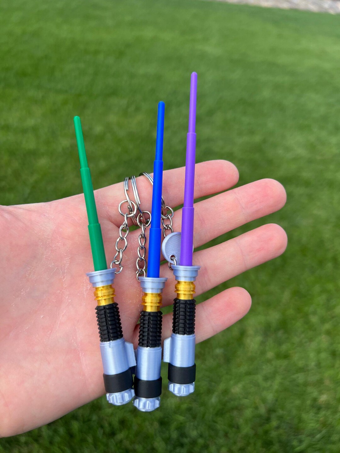 Lightsaber Keychain (retractable) 3D Printed - Etsy