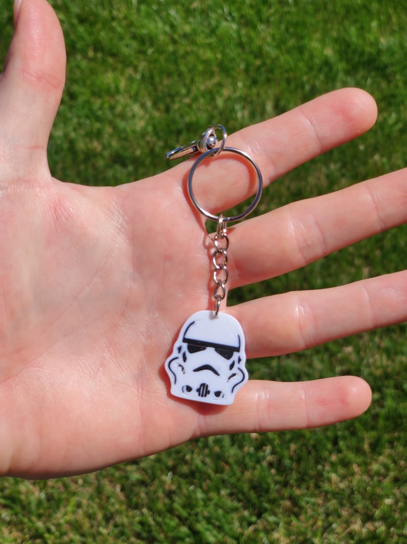 Stormtrooper Keychain 3D Printed - Etsy