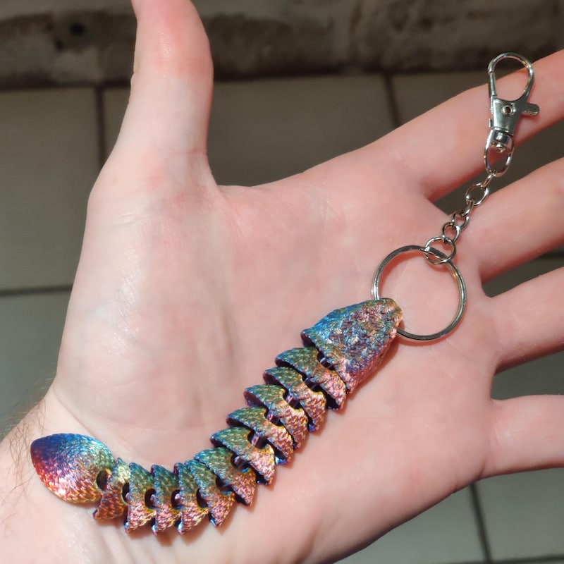 Snake Keychain - Etsy
