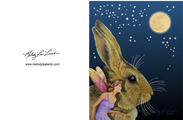 Fantasy Fairy Note Card From Original Art by Melody Lea Lamb - Etsy