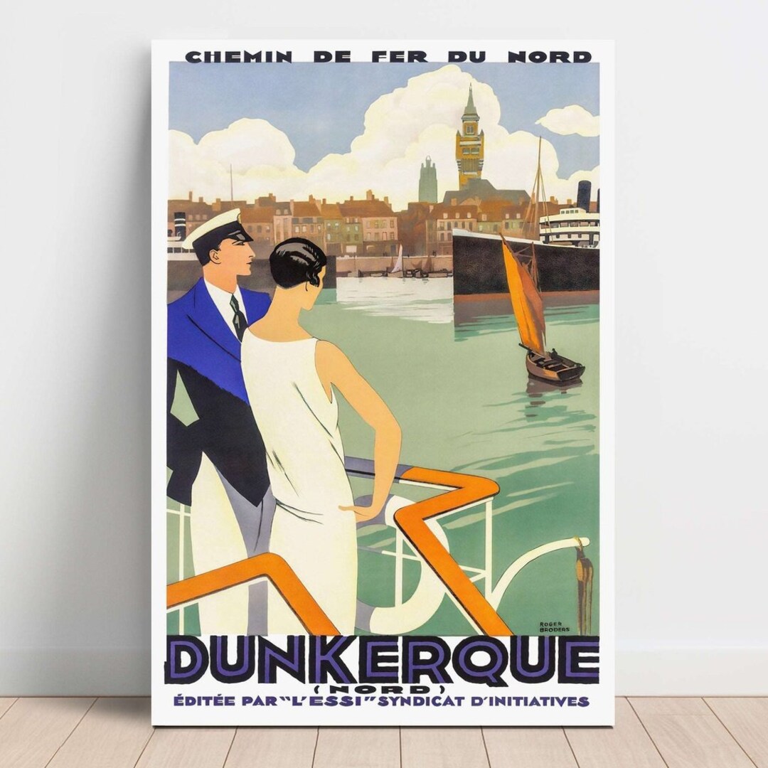 Dunkirk Reproduction of Old Poster - Etsy
