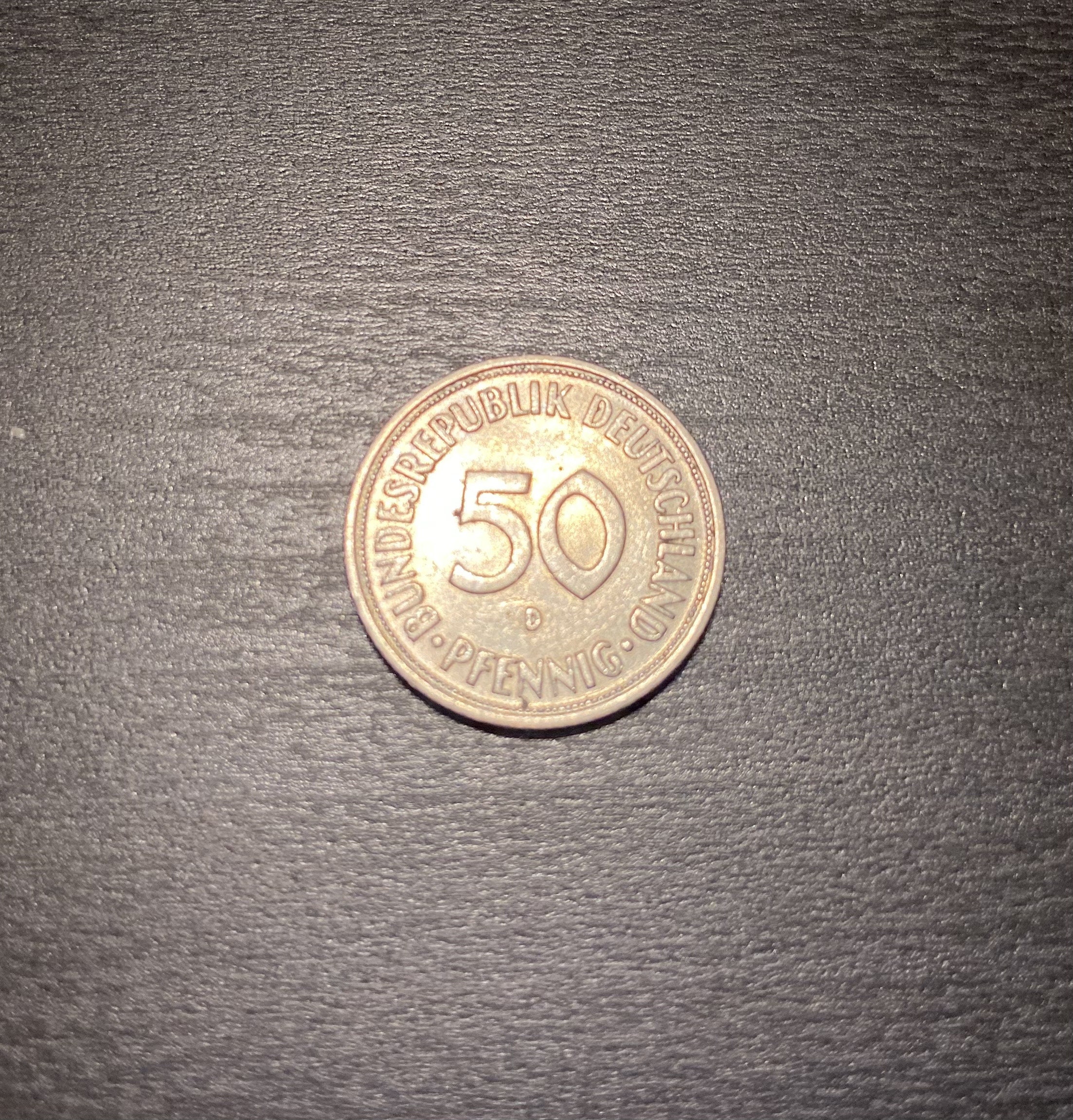 1950 50 Pfennig D, Rare German Coin, German Coin, Rare Coin, Antique ...