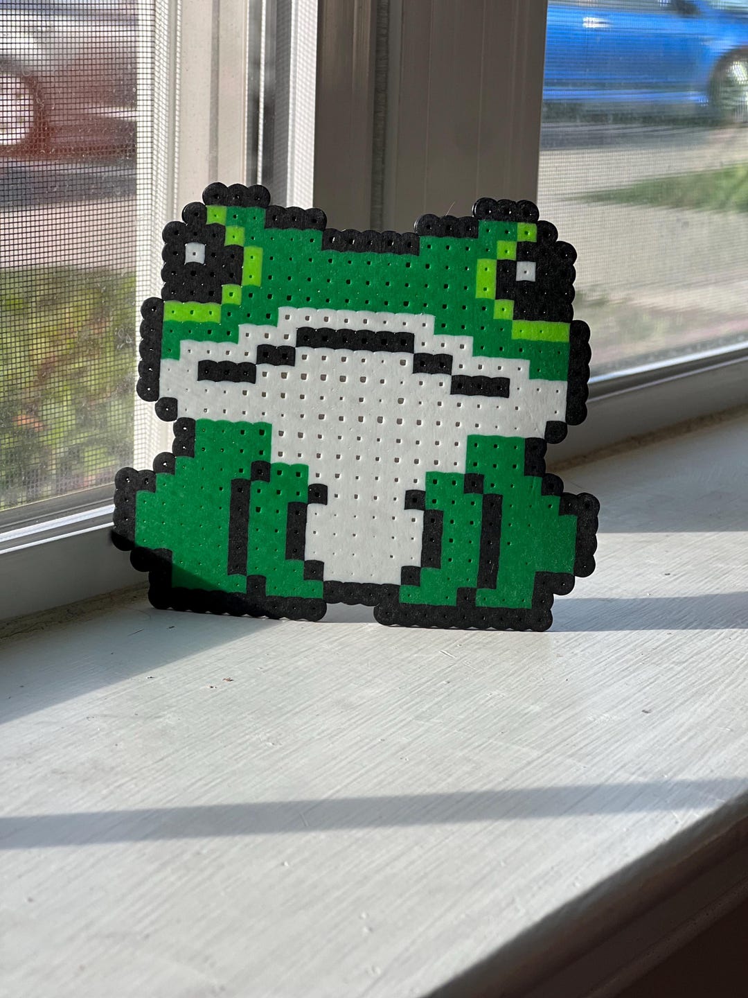 Perler Bead Kandi ~ Frog Kandi Perler Bead Stencil ~ Rave Jewelry ...
