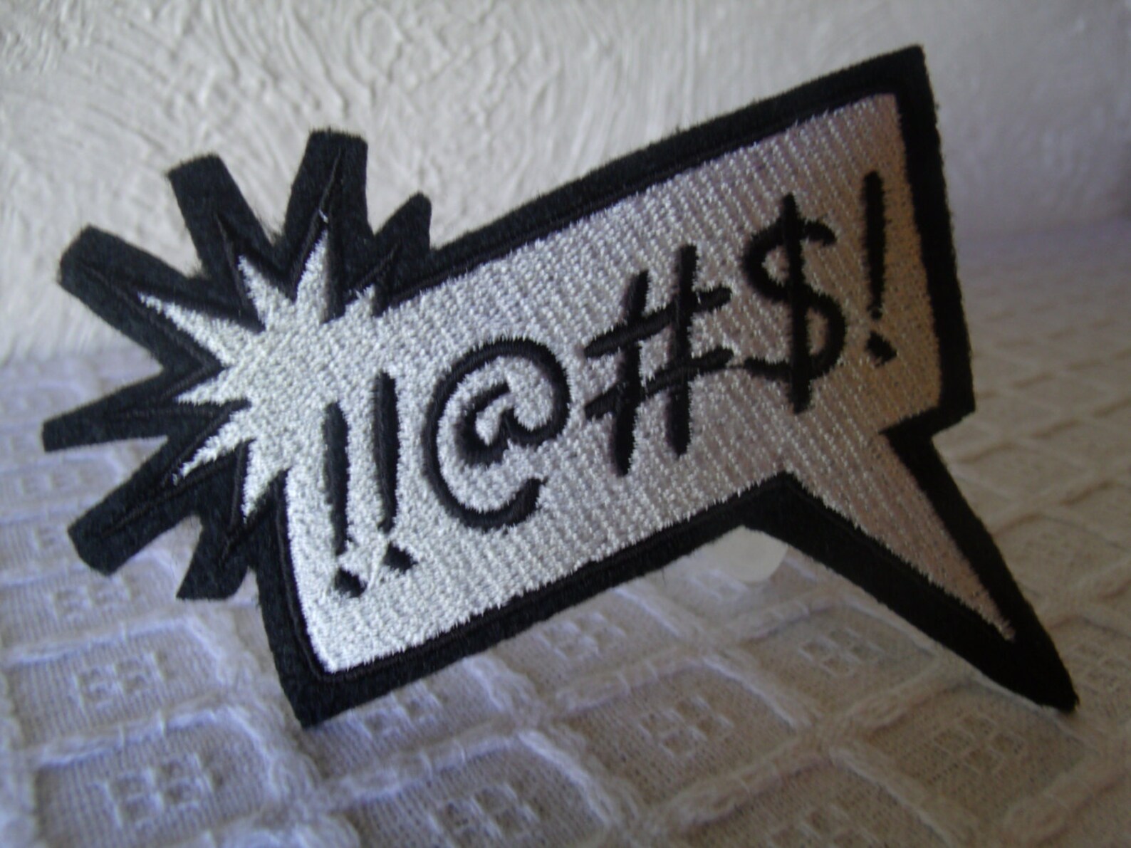 Comic Patch Comics Bubbles Comic Gifts Black White Patch | Etsy