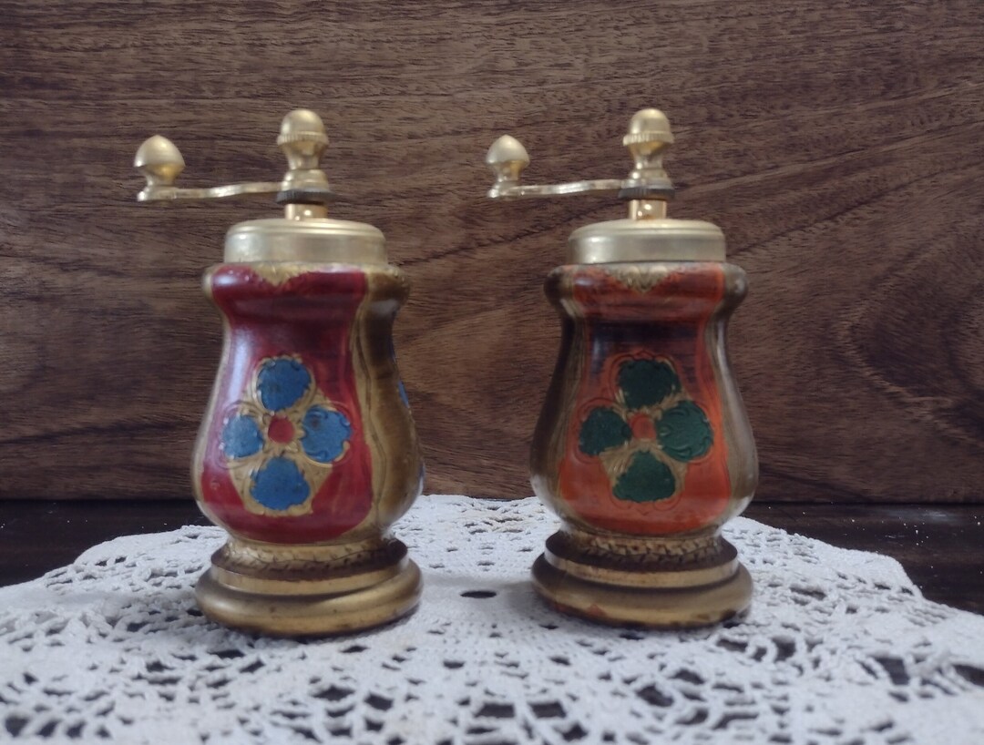 Vintage Florentine, Florentine Pepper Mill, Florentine Italian, Wood ...