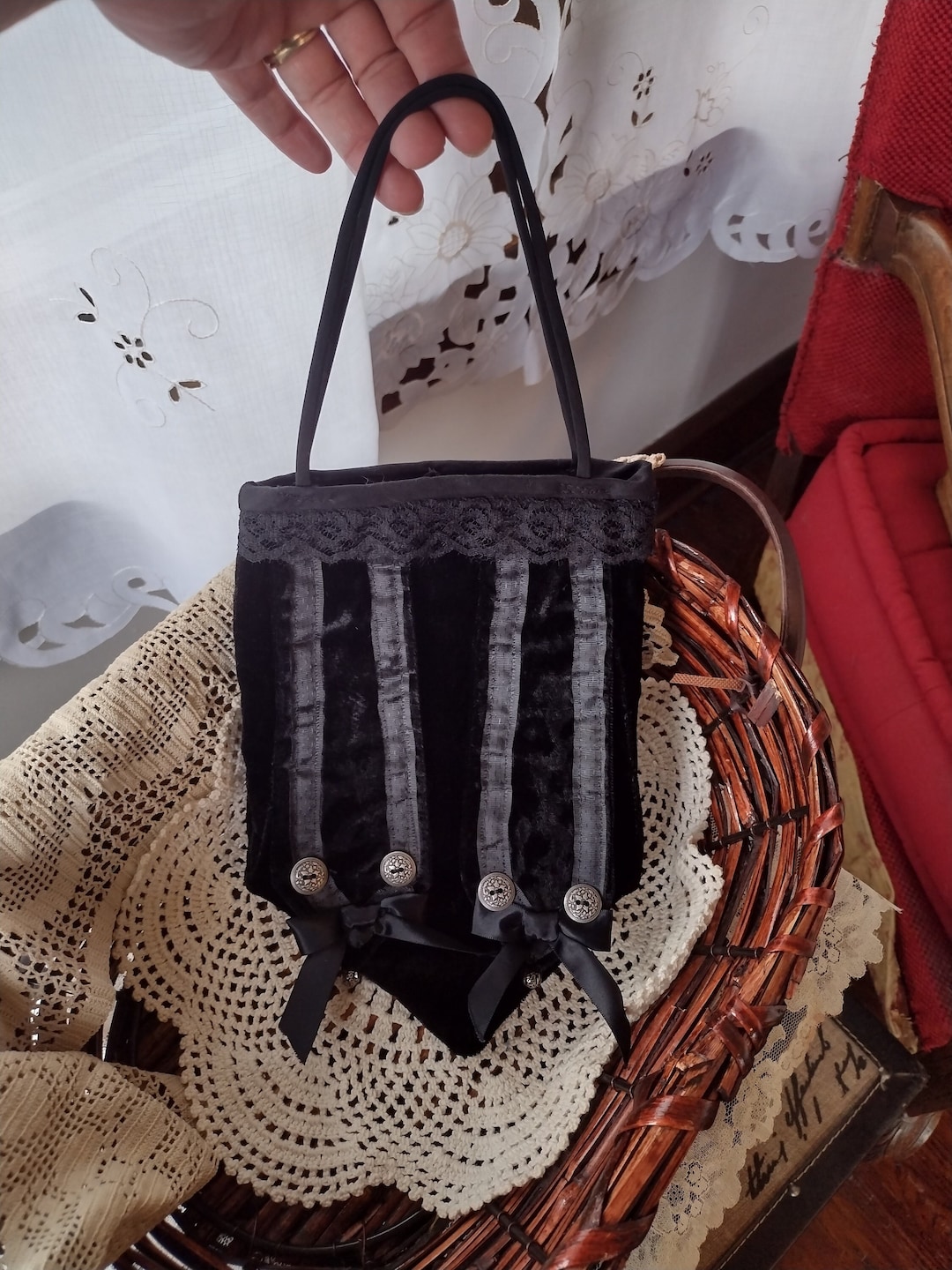 Gothic Purse, Gothic Victorian, Gothic Gifts, Victorian Purse, Reticule ...