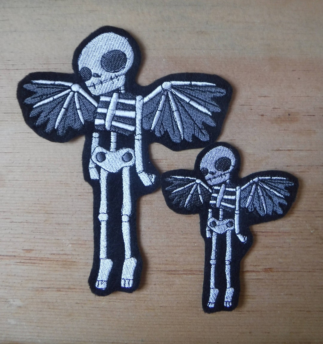 Skeleton Patch, Skeleton Art, Skeleton Accessories, Applique Patch ...
