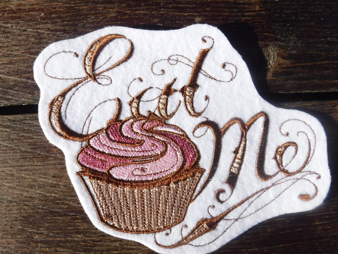 Eat Me Alice in Wonderland, Eat Me Cupcake, Eat Me Sign, Alice Patch ...