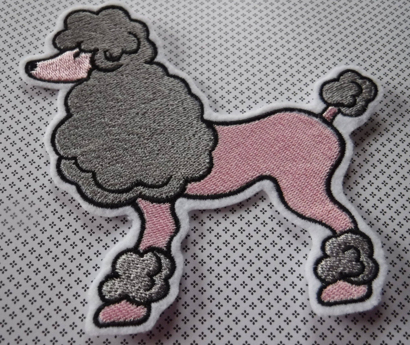 Poodle Patch Poodle Skirt Iron on Patch Poodle Gifts - Etsy