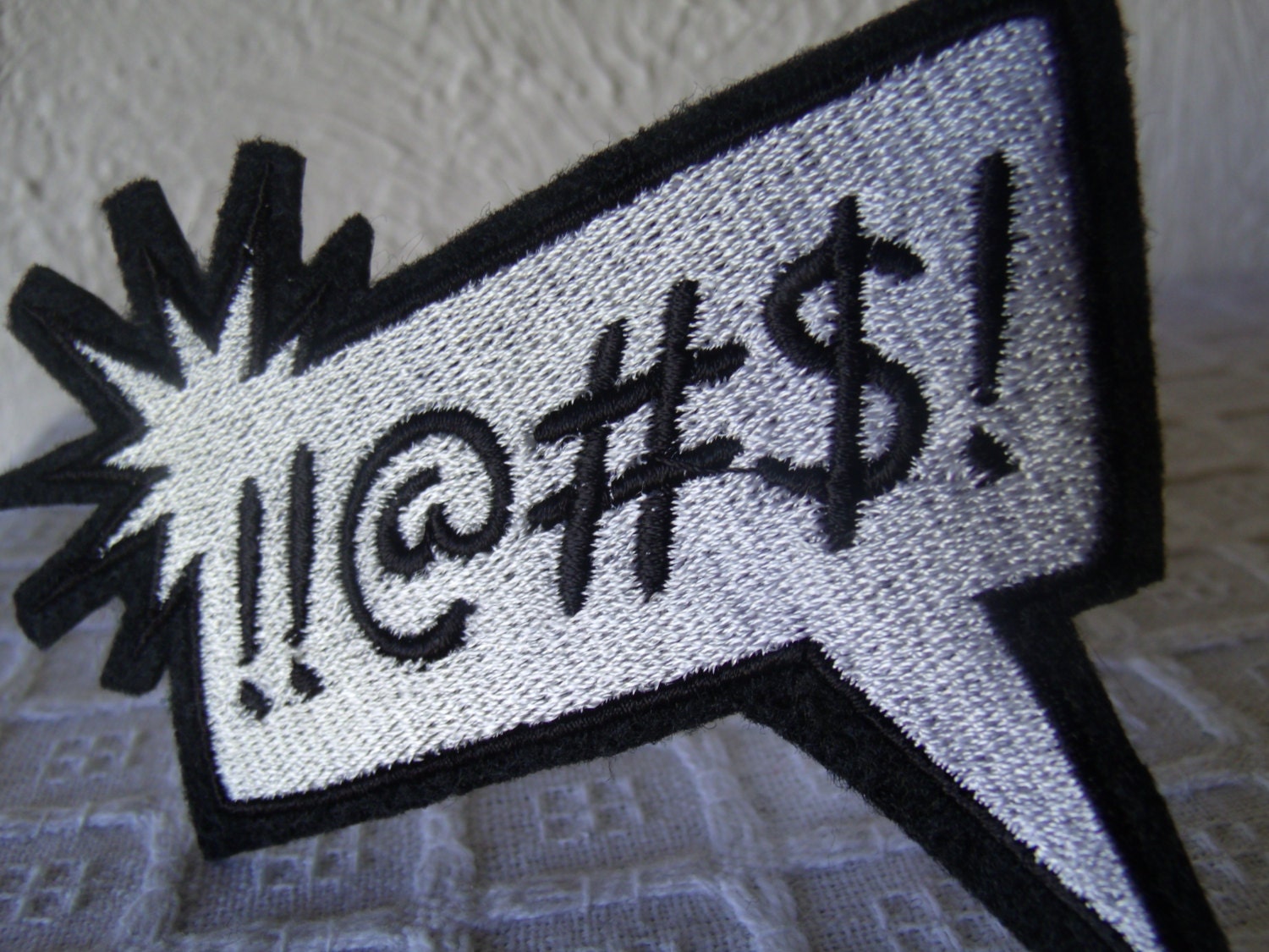 Comic Patch Comics Bubbles Comic Gifts Black White Patch | Etsy