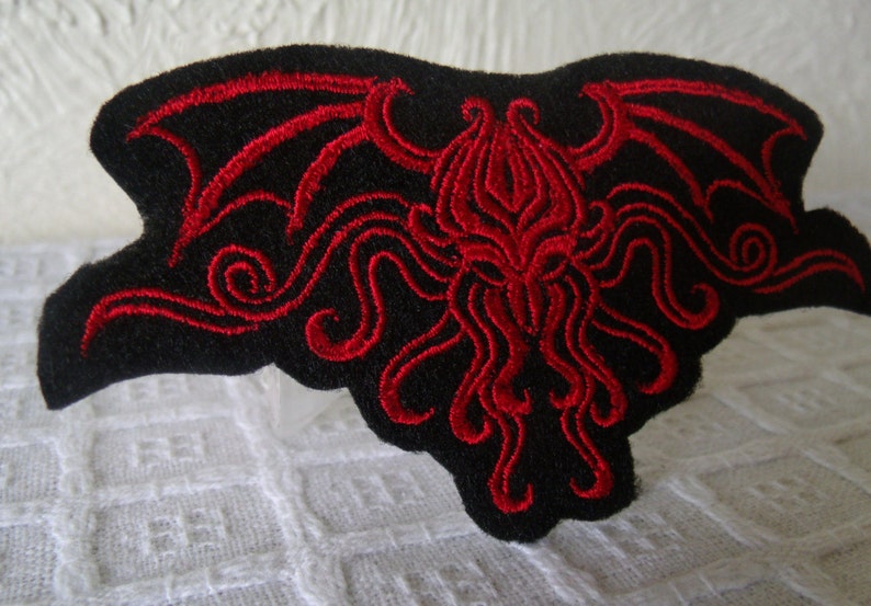 Cthulhu Patch Cthulhu Steampunk Cthulhu Iron On Patch | Etsy