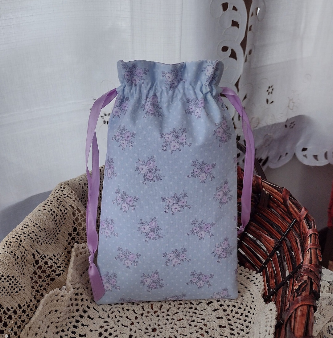 Roses Bag, Roses Fabric, Roses Tarot Deck, Drawstring Bag, Tarot Bag ...